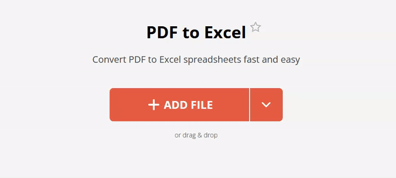 PDF to Excel and Excel to PDF - PDF Candy